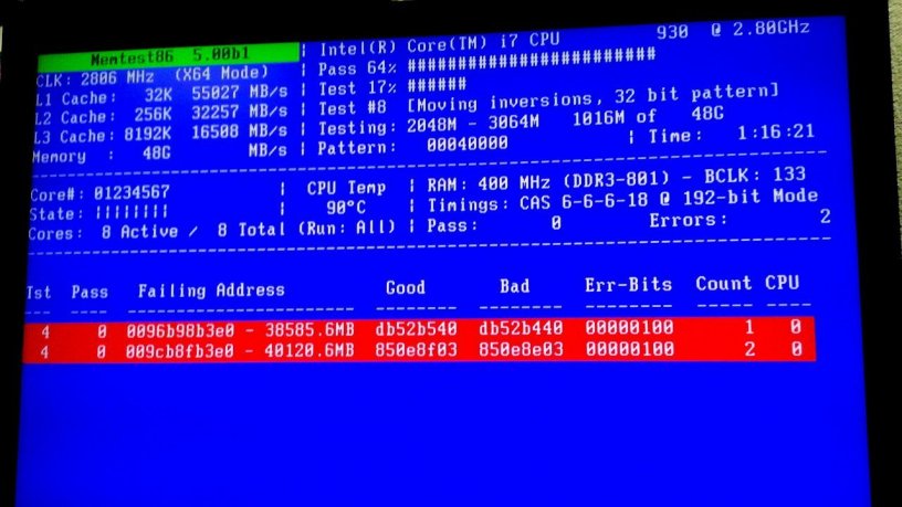 Memtest86+ 使用教學：測試記憶體是否有問題的軟體工具 – G. T. Wang