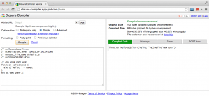 Google Closure Compiler 編譯器：產生最佳化（最小化）JavaScript 程式碼 – G. T. Wang