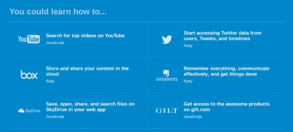 Codecademy：一個線上互動式程式設計學習網站（javascript、jquery、php、python、htmlcss、ruby 等） G T Wang