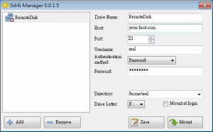 SSHFS：透過 SSH 掛載遠端 Linux 伺服器上的硬碟（適用於 Windows、Mac OS X 與 Linux） – G. T. Wang