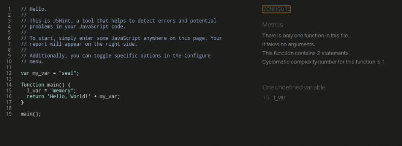 Jshint:自動檢查 Javascript 程式碼,偵測錯誤的線上工具 G T Wang