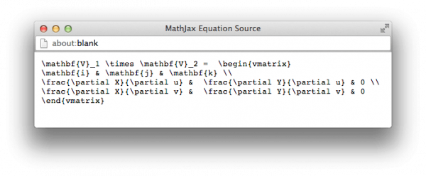 使用 MathJax 把 LaTeX 或 MathML 數學式子放進網頁 – G. T. Wang