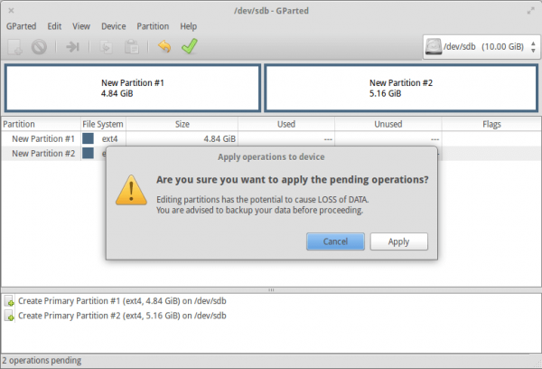 GParted 磁碟分割工具使用教學 – G. T. Wang