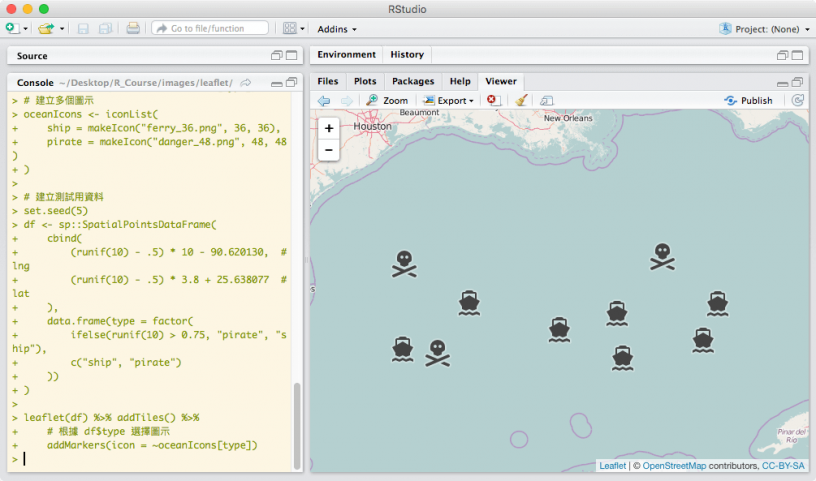 R Leaflet 地圖套件：繪製網頁互動式地圖，呈現經緯度座標資料 – 第 2 頁 – G. T. Wang