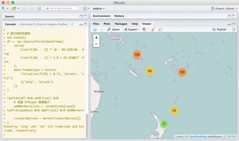 R Leaflet 地圖套件：繪製網頁互動式地圖，呈現經緯度座標資料 – 第 2 頁 – G. T. Wang