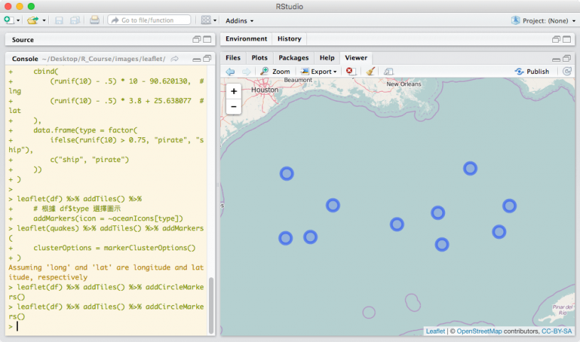 R Leaflet 地圖套件：繪製網頁互動式地圖，呈現經緯度座標資料 – 第 2 頁 – G. T. Wang