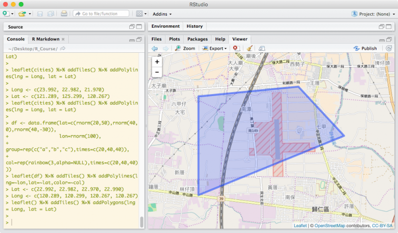 R Leaflet 地圖套件：繪製網頁互動式地圖，呈現經緯度座標資料 – 第 3 頁 – G. T. Wang