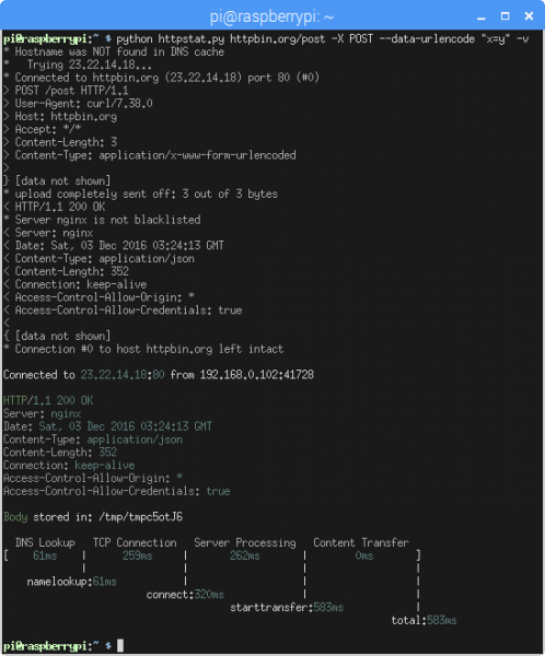 Linux 命令列 httpstat 網站效能測試工具 – G. T. Wang