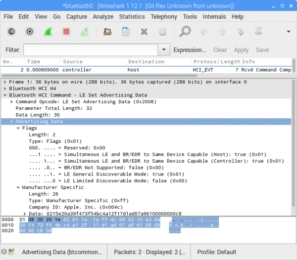 樹莓派 Raspberry Pi 實作 iBeacon 發射器，低功耗藍牙 BLE 應用 – G. T. Wang
