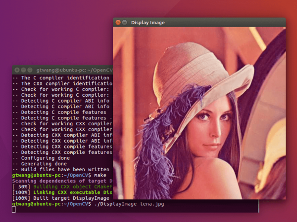 Ubuntu Linux 安裝 OpenCV 入門教學、C++ 與 Python 範例程式碼 – G. T. Wang