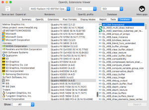 如何查看 Windows 與 Mac OS X 所支援的 OpenGL 版本？ – G. T. Wang