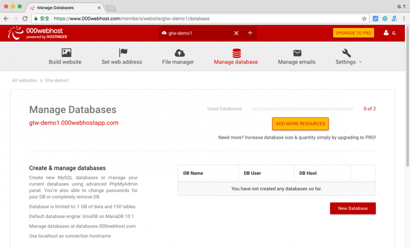 000webhost 免費網頁空間架站教學 – G. T. Wang
