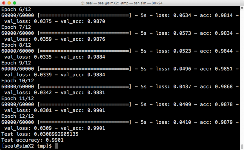 使用 Tensorflow 內建的 Keras Api 實作手寫數字辨識 Cnn 程式 G T Wang 