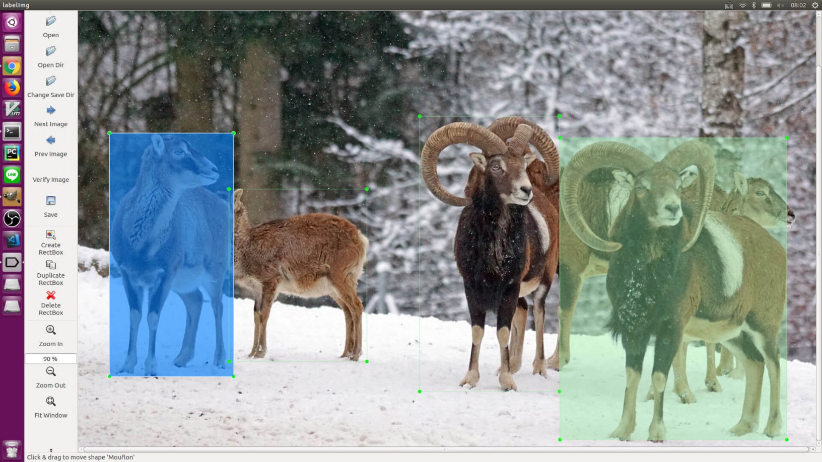 LabelImg 影像標註工具使用教學，製作深度學習用的資料集 – G. T. Wang