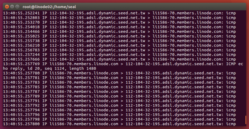 Linode 網頁伺服器遭受封包洪流 Ping Flood 攻擊紀錄 – G. T. Wang