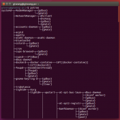 Linux pstree 以樹狀圖顯示行程相關性指令教學 – G. T. Wang
