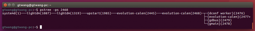 Linux pstree 以樹狀圖顯示行程相關性指令教學 – G. T. Wang