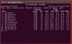 MTR：Linux 網路診斷工具使用教學 – G. T. Wang