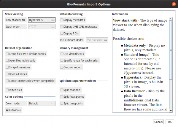 Bio-Formats 生醫影像讀取、轉換函式庫使用教學 – G. T. Wang